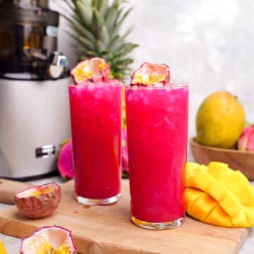Cold Pressed Tropical Fruit Punch Juice - The All Natural Vegan