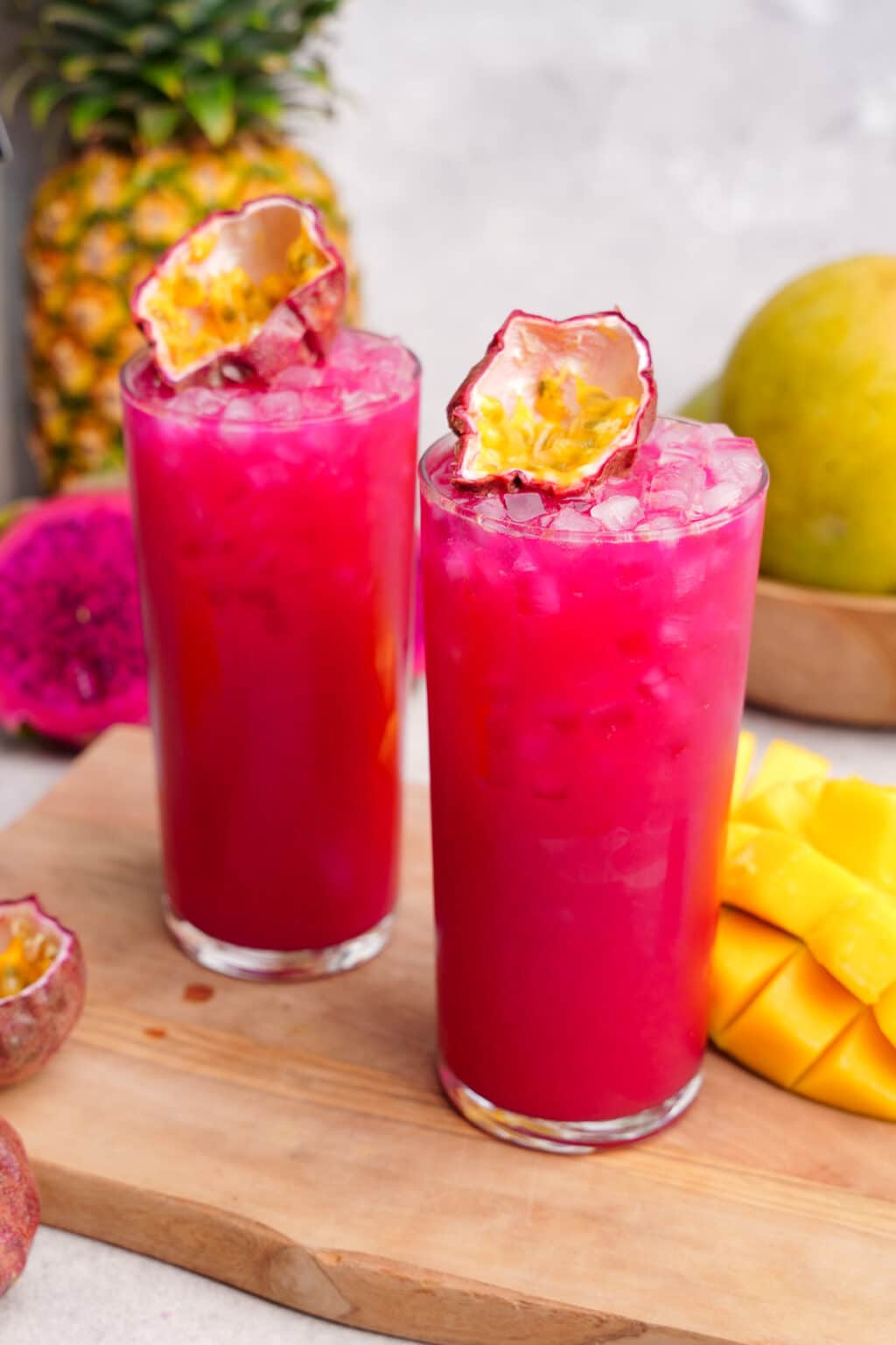 Cold Pressed Tropical Fruit Punch Juice - The All Natural Vegan
