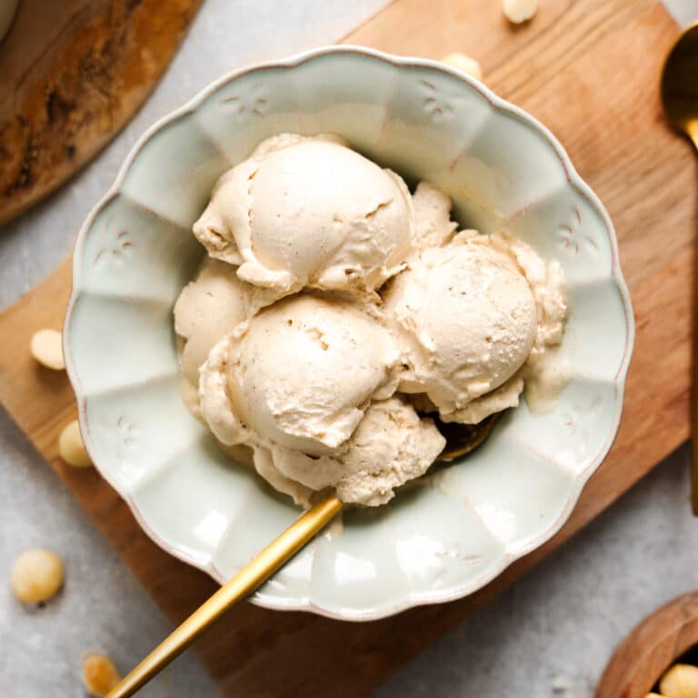 Homemade Macadamia Nut Ice Cream (Ninja Creami Option!) - The All ...